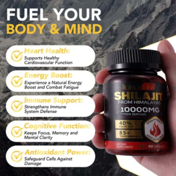 Health Benefits Shilajit capsules from Himalayas | KigaliTips